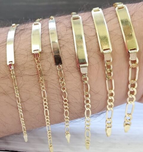 Joyería de oro 14K | OroSolido | Esclavas de oro